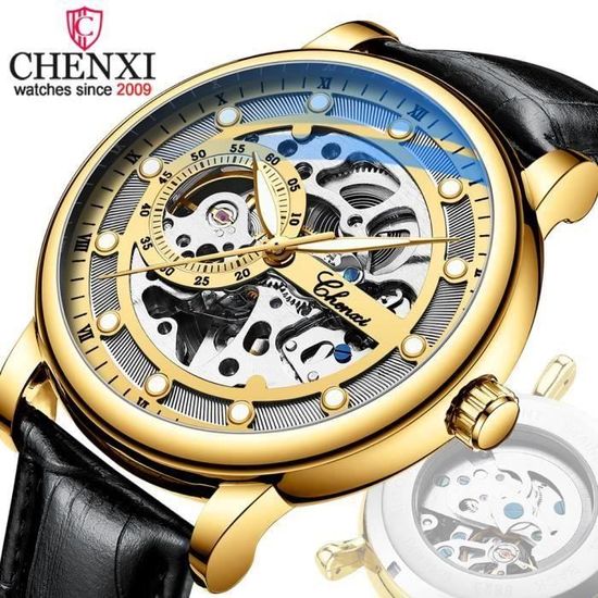 CHENXI Mens Automatique Montres Mcaniques De Luxe De Mode Daffaires Montre tanche Remontage ...