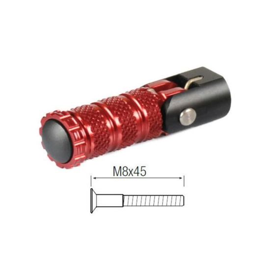 LIGHTECH - Repose-Pieds Repliables M8X45 Rouge ...