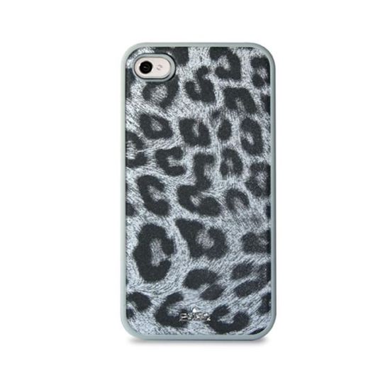 Coque iPhone 4 puro léopard fourrure synthétique - Achat / Vente coque ...