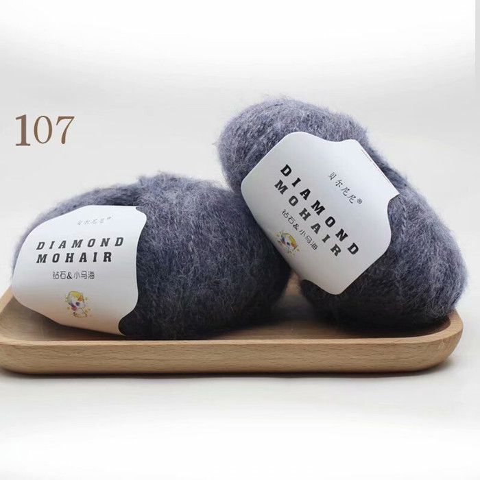 Fil de mohair acrylique au crochet,fil de laine au crochet,ligne au ...