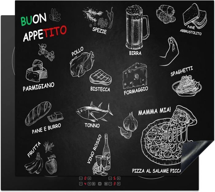 Protege Plaque Tapis Pour Induction 59X52 Cm Deco Cuisine Protection ...