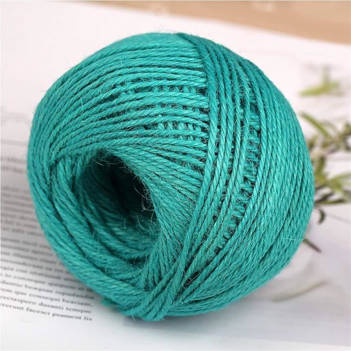 Zkenshan-Ficelle Jute Chaîne De Jute De Jute Naturel 50M, Corde De ...