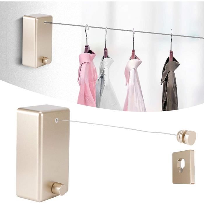 Corde à Linge rétractable, Installation de Forage Corde à Linge en ...