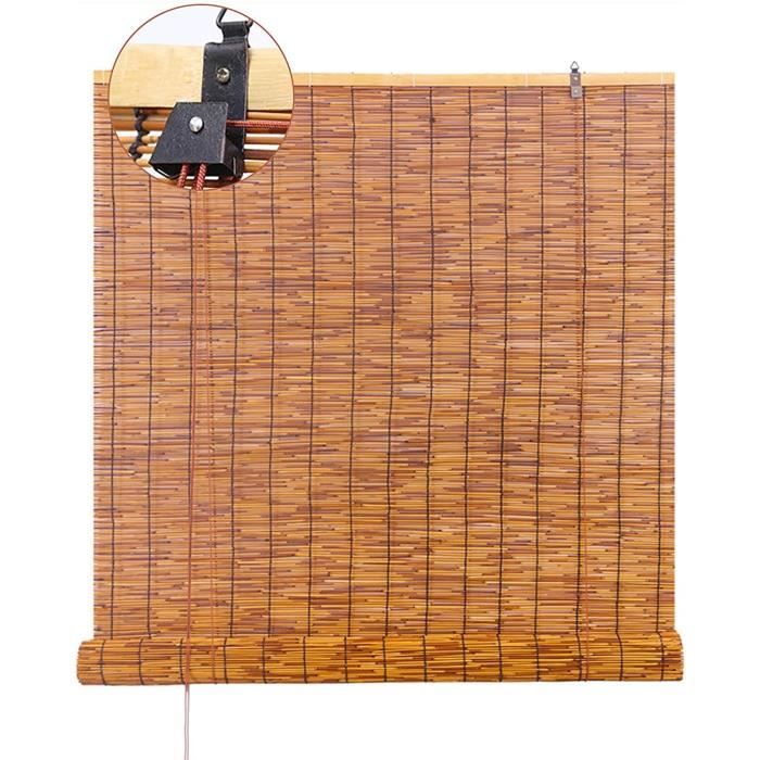 Store Enrouleur Stores À Rouleau en Bambou,Rideau De Roseau Naturel ...