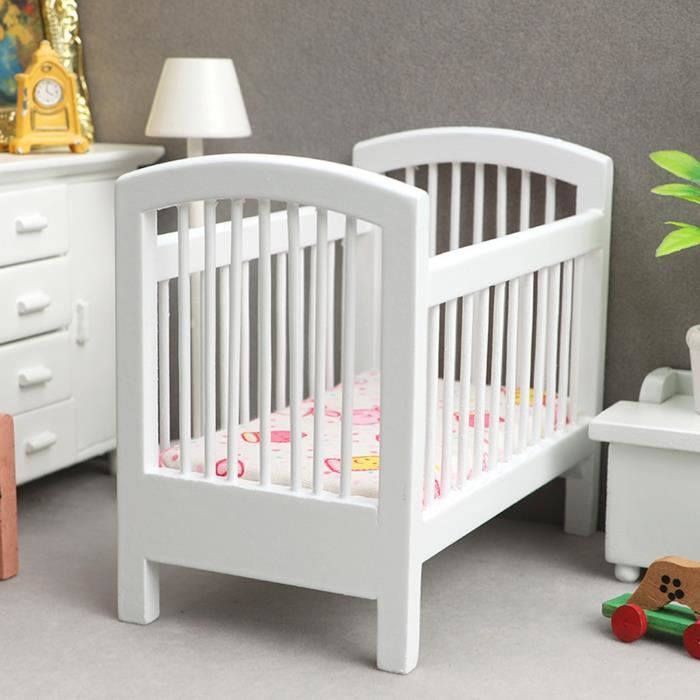 MAISON - ACCESSOIRE MAISON POUPEE Doll House Cradle Wood Hollow Out ...