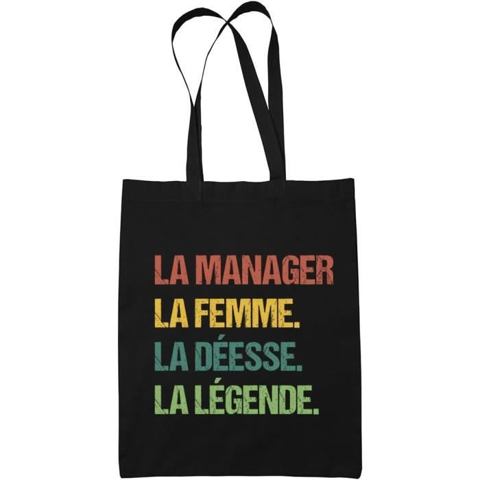 Tote Bag La Manager Déesse Légende Vintage | Idée Cadeau Sac Cabas ...