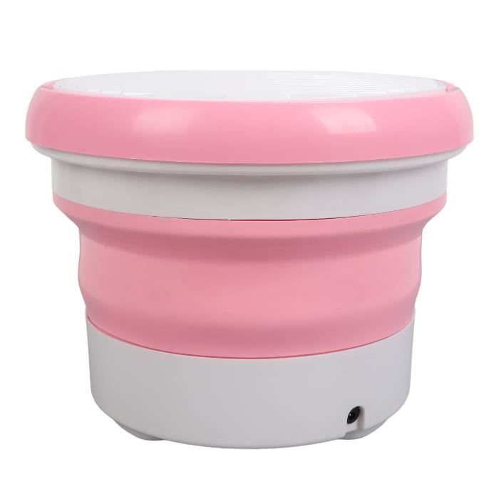 Drfeify Mini Machine à Laver Portable Pliable Ozone pour Bébé Rose 100 ...