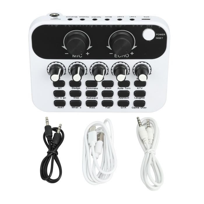 FYDUN Carte son PC Carte Son en Direct, Carte Son Pro pour L ...
