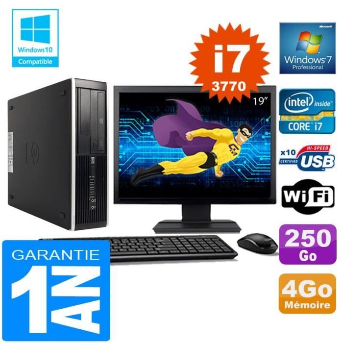 PC - HP - Compaq Elite 8300 SFF - Core i7-3770 - 4 Go RAM - 250 Go HDD ...