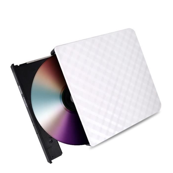 Lecteur Graveur CD-DVD Externe Ultra Slim Protable USB 3.0 DVD CD +--RW ...