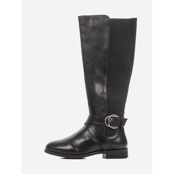 Women's long boots Black - Cdiscount Chaussures