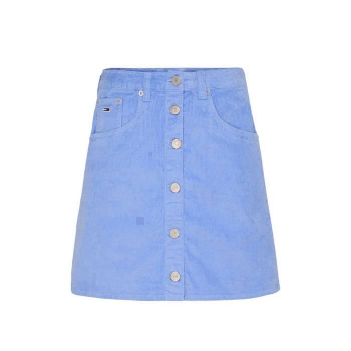 Jupe en velours Tommy Jeans Ref 60604 Violet Violet - Cdiscount Prêt-à ...