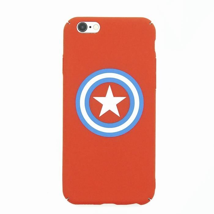 Marvel Comics Avengers Captain America Coque Apple Coque iPhone 8 Plus ...