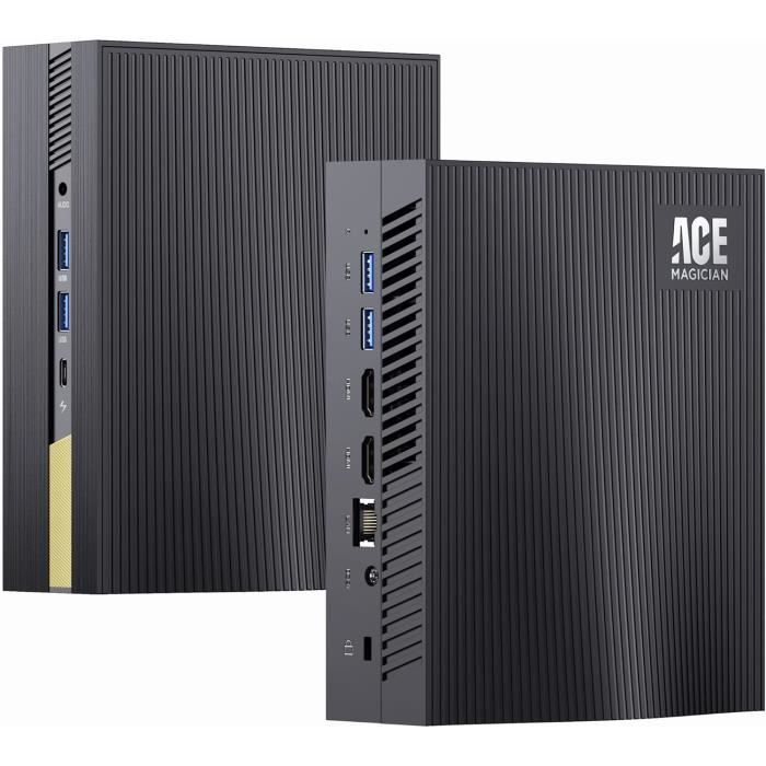 Ad15 Mini Pc, Intel 12450H De 12E Gén. (8C-12T, Jusqu'À 4,4 Ghz) 16 Go ...