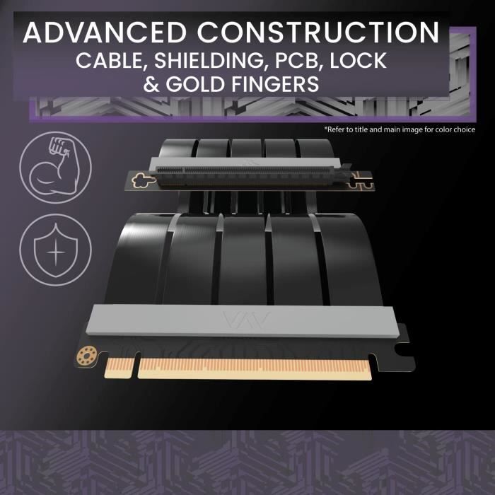 Câble De Montée Pcie 4.0 Gen 4 X16 - Prêt Pour Rtx 4090 Rx7900 ...
