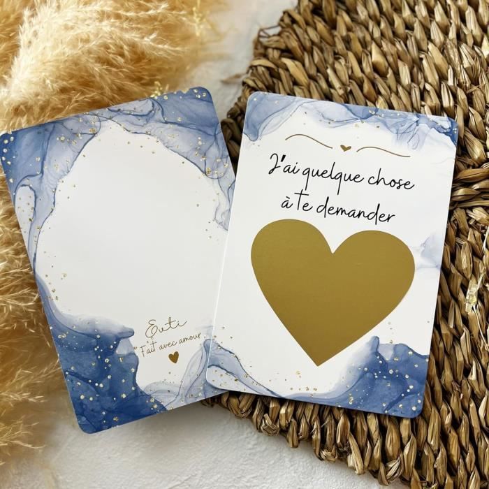 Carte demande parrain Veux tu etre mon parrain Carte a gratter annonce ...