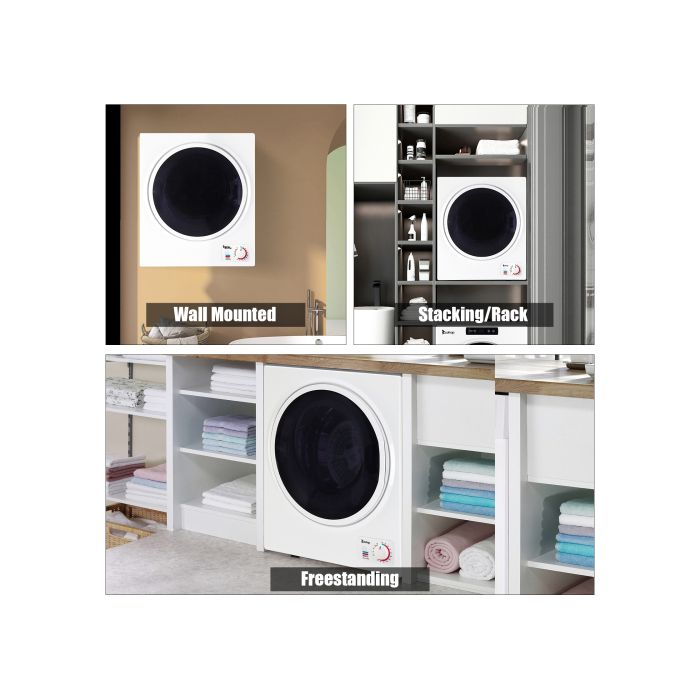 Sèche-linge portable 850W - séchage rapide et efficace - capacité de 2 ...