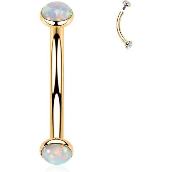 Piercing De Sourcil G23 En Titane - Anneaux De Sourcils - Haltère Pour ...