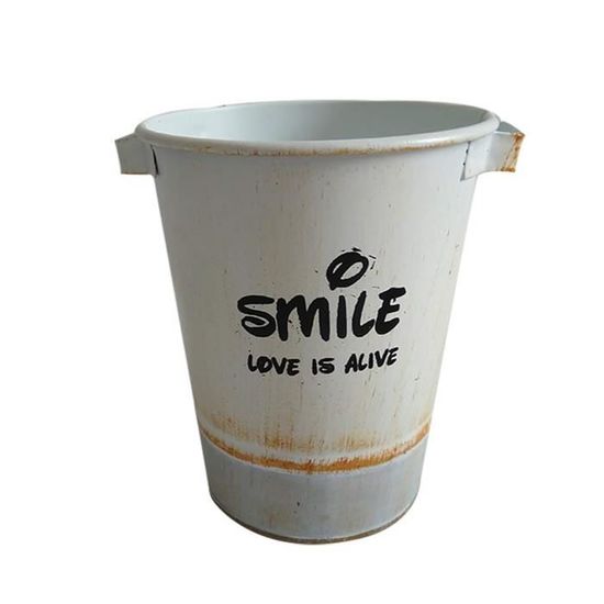 Porte-Stylo Bureau Multifonctionnel en Fer avec Forme Pot de Fleur ...