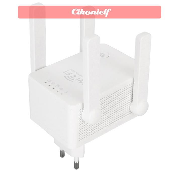 Cikonielf Amplificateur Internet Booster Internet 4 antennes AP routeur ...