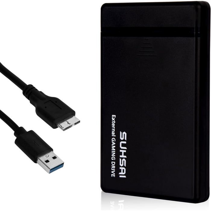 Disque dur externe SUHSAI disque dur de jeu disque dur portable 320GB ...