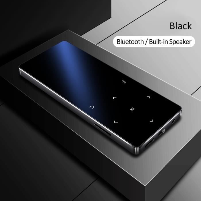 Noir 128 Go-Lecteur MP3 Bluetooth haut-parleur Hifi métal baladeur ...