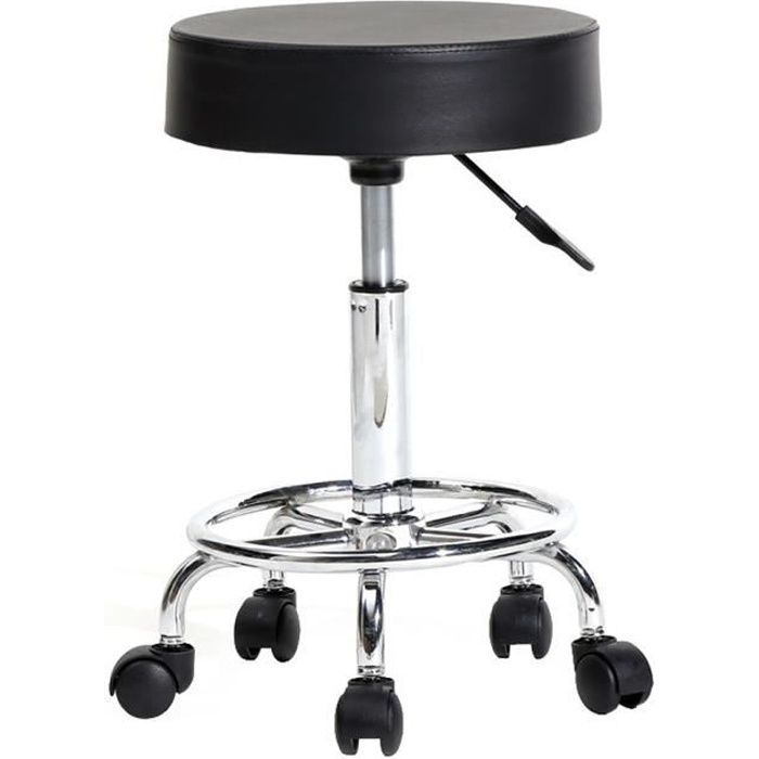 Tabouret,Tabouret cosmétique roulette pour spa massage Hauteur réglable ...