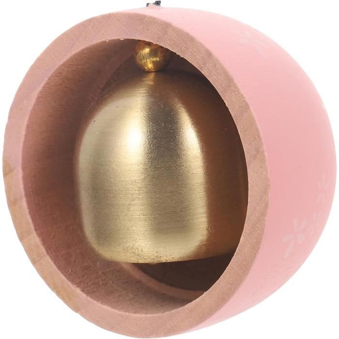 Carillon Éolien en Bois Décoratif - Rose - Sonnette pour la Maison ...