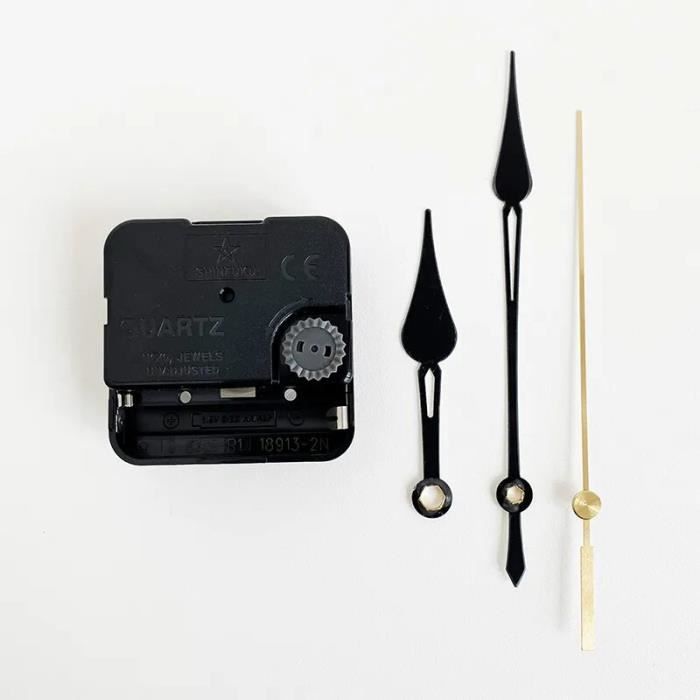 Mécanisme d'Horloge Court à Encliqueter de 5mm avec Aiguilles,16 ...