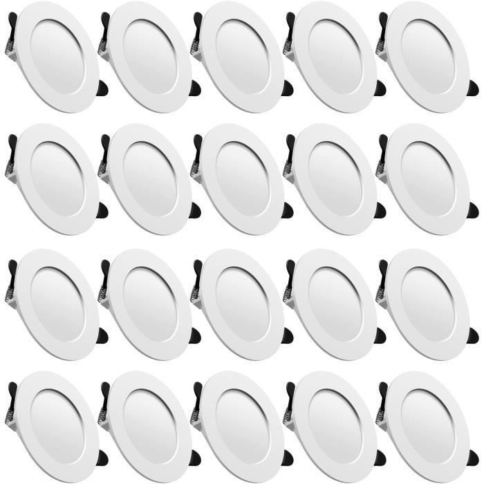 Spot Led Encastrable Extra Plat Encastré Lampe Plafonnier Plat Rond