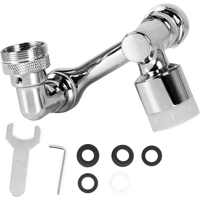Rallonge de robinet rotatif à 1080° - Embout de robinet pivotant ...