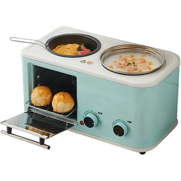 Mini Four Grille-Pain 4 en 1, Machine de Petit-déjeuner ...