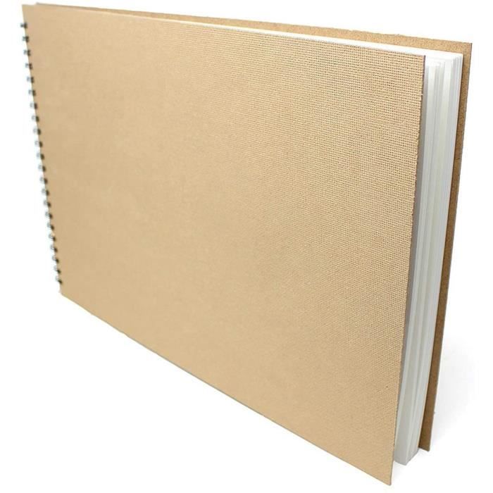 Enviro-Carnet à dessin avec reliure double spirale et couverture rigide ...