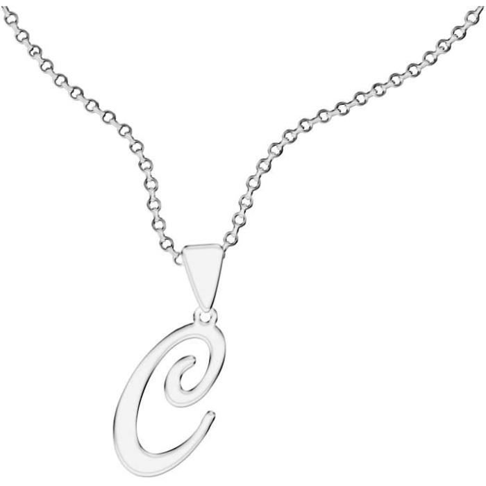 Collier Personnalisé, Pour Femme, Avec Initiale. Portez Votre Initiale ...