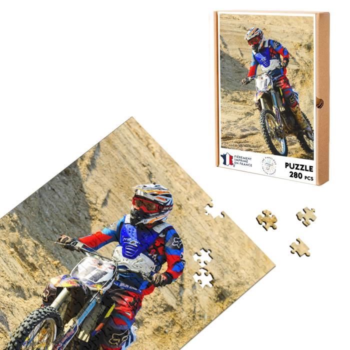 Puzzle Classique - FABULOUS - Motocross dans le Sable - 280 pièces ...
