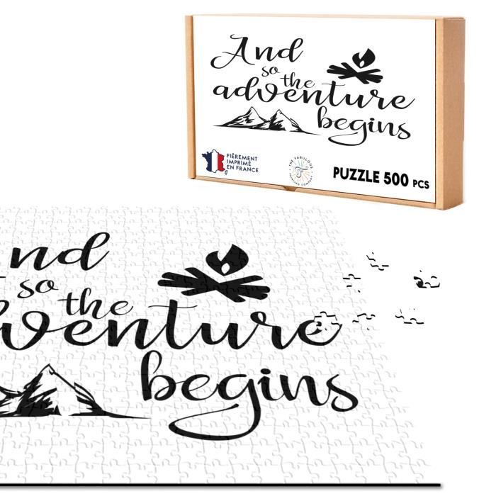 Puzzle Classique 500 pièces And The Adventure Begins Outdoor Nature ...