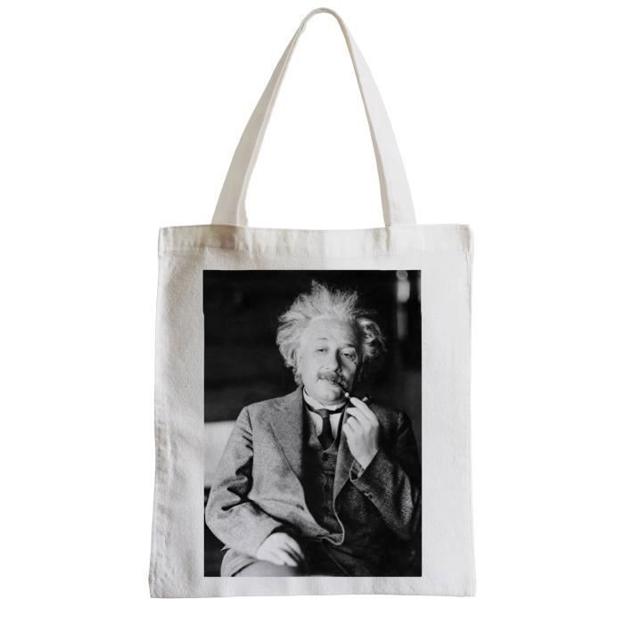 Sac Shopping - FABULOUS - Albert Einstein - Coton Bio - 38x42 cm ...