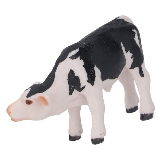 Figurine de veau Modèle de Vache, Statue de Veau en Plastique de Fabrication Fine pour Enseigner ...