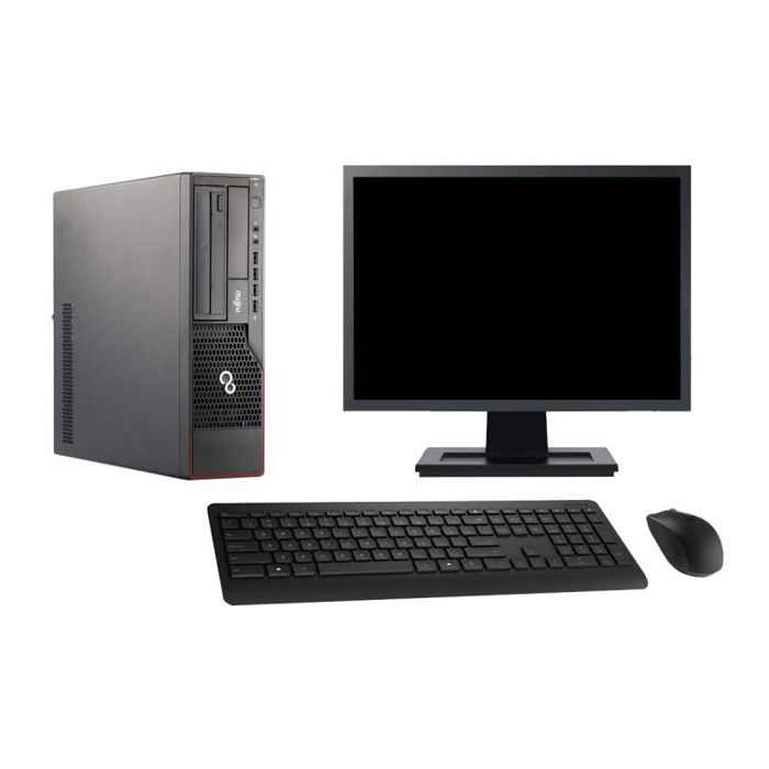 PC Fujitsu E700 E90+ DT Ecran 19" Core i7-2600 RAM 4Go SSD 240Go ...
