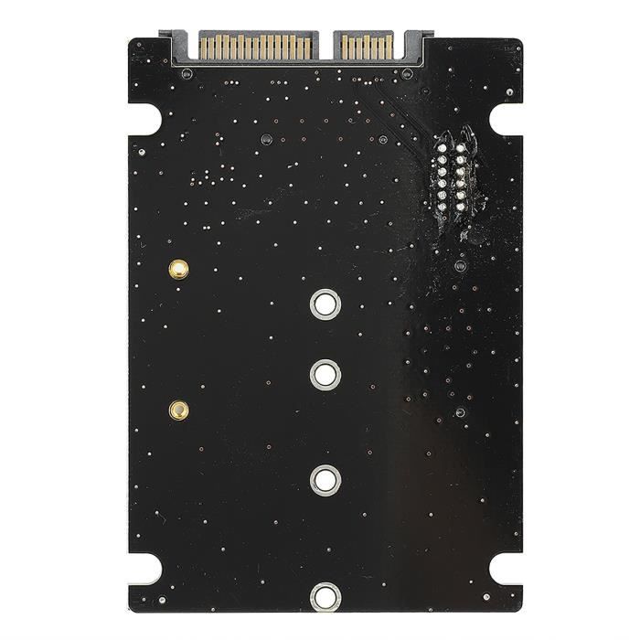 MAD Carte adaptateur SATA 2 en 1 Mini M.2 NGFF | mSATA SSD vers SATA 3.0 Carte convertisseur ...