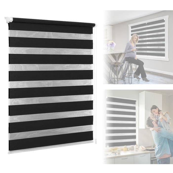 LARS360 Store enrouleur double avec cassette en aluminium pour fenêtre ...