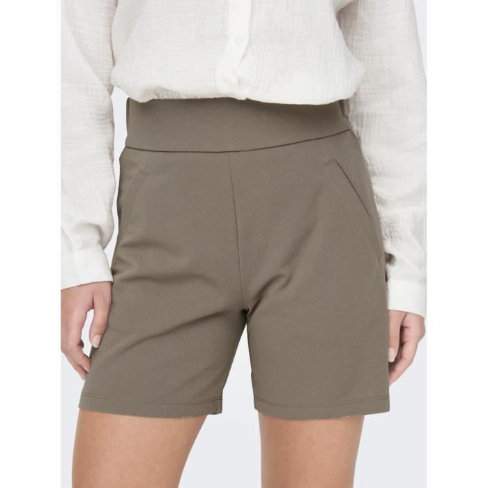 JDY Women Fabric Shorts Bermuda Pants Stretch Trousers Thigh Length ...