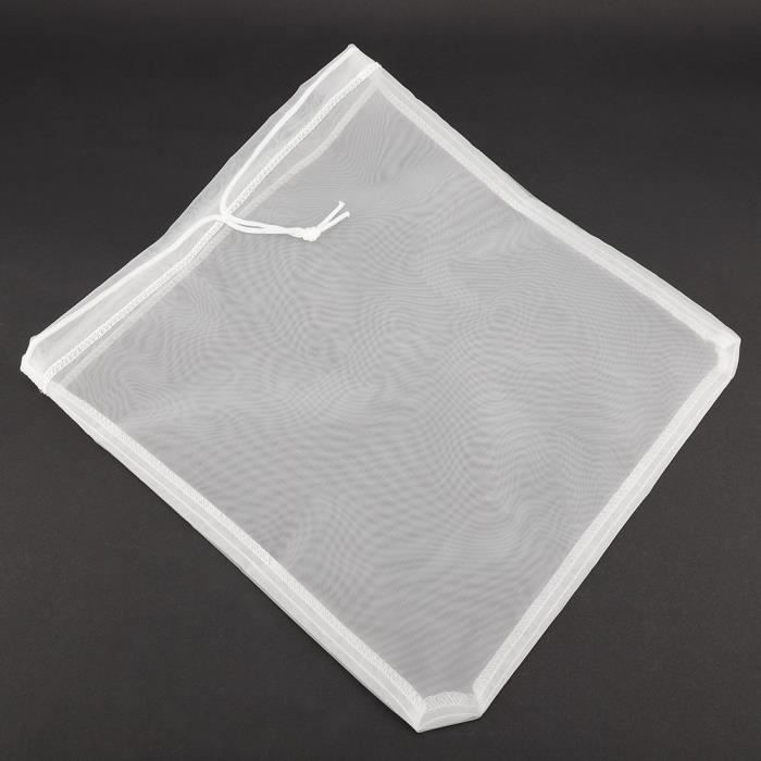 Sac filtrant - PWSHYMI - Tamis en Nylon - 30x30 cm - Réutilisable ...
