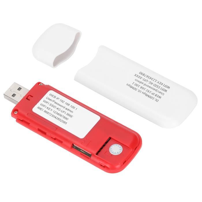 Qiilu Modem routeur Modem WiFi USB Portable 4G FDD LTE 3G WCDMA Routeur ...