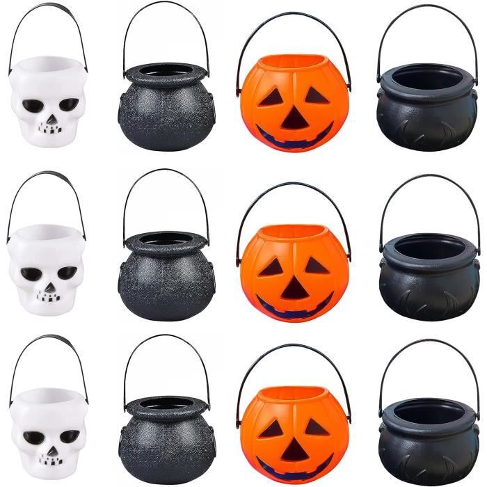 Mini Seau De Bonbons Chaudron,Seau Bonbons Halloween,Chaudron Sorciere,Seaux de Bonbons ...