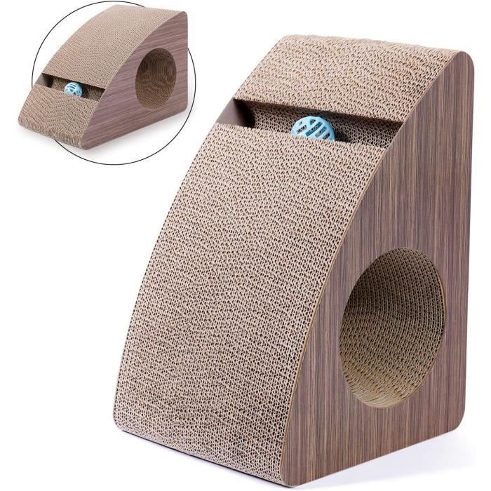 PAWZ Road Griffoir en Carton pour Chat, Griffoir pour Chat avec Tunnel ...