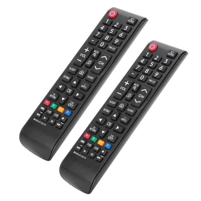 Télécommande TV, télécommande TV multifonction 2 pièces pour ...