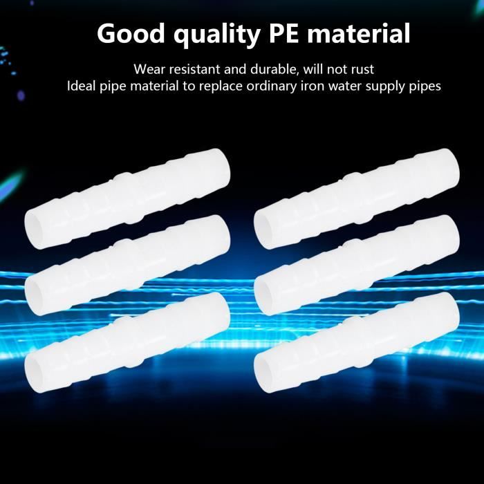 PAL - Raccord cannelé en plastique 10 pièces en plastique raccord de ...