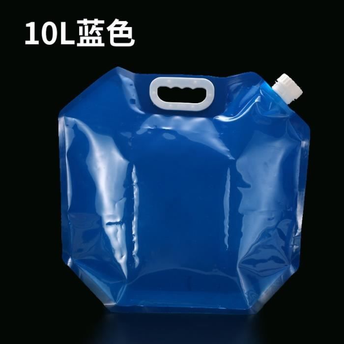 SAC D'HYDRATATION,10L blue--Sacs'eau pliables et portables pour Camping en plein air, capacité ...