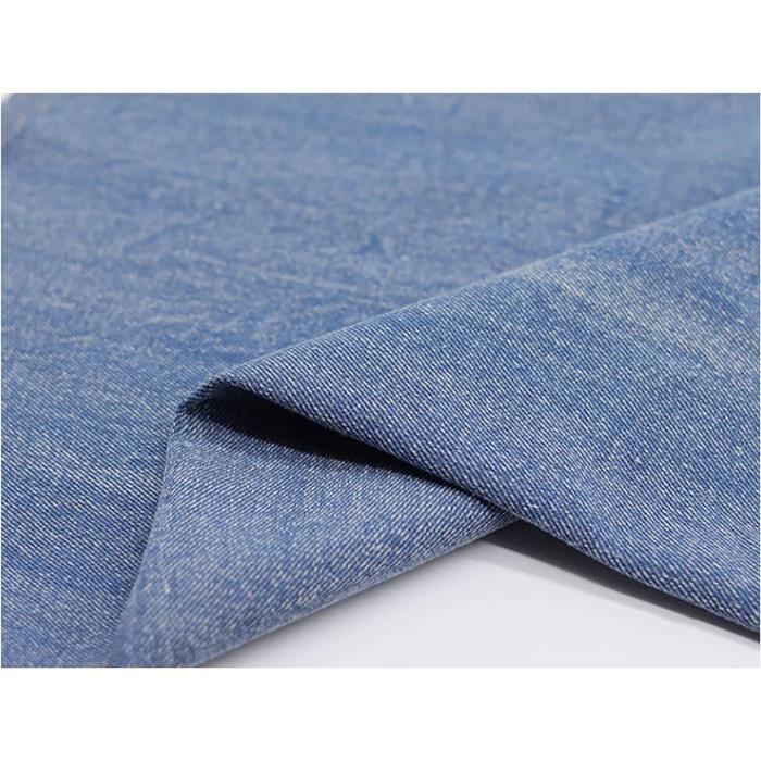 150 Cm De Large 100% Coton Tissu Denim Au Mètre Pour Coudre Vêtements ...